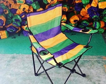 Mardi Gras Chair - Etsy
