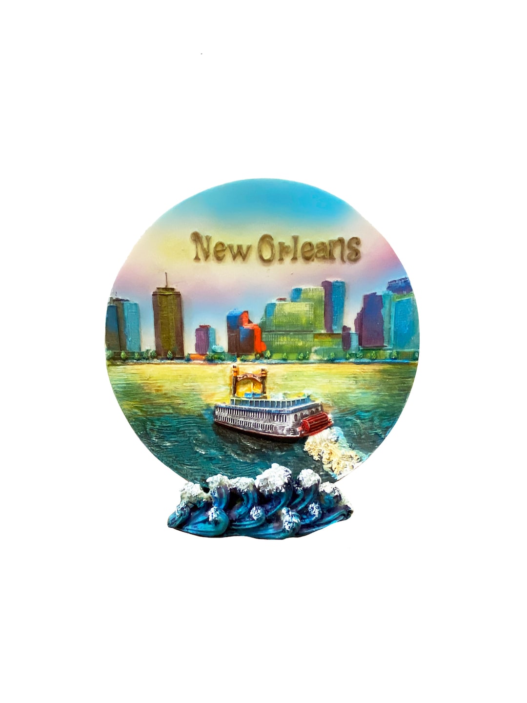 New Orleans Steamboat Decorative Plate - Etsy