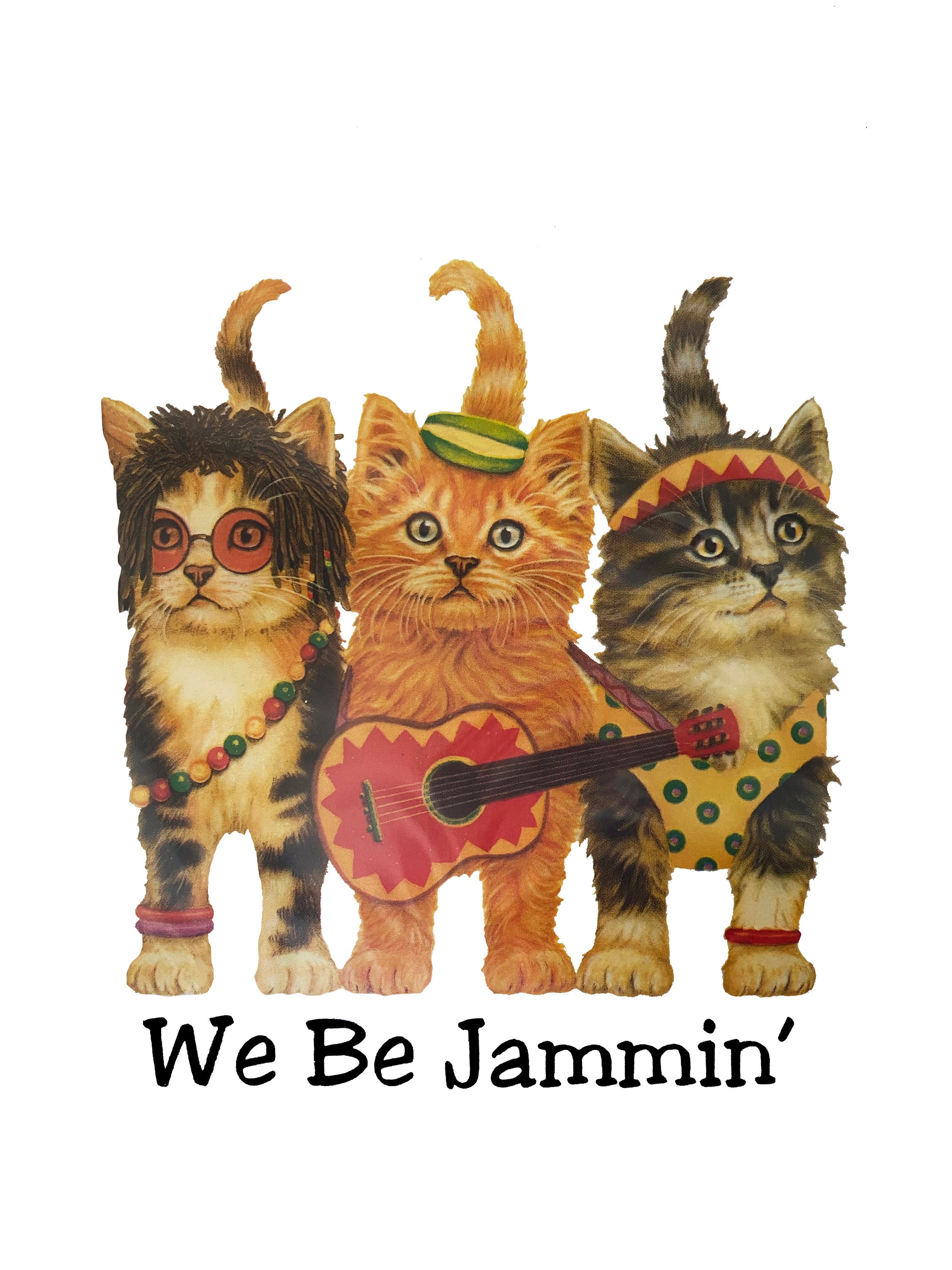 We Be Jammin' Cat T-shirt - Etsy