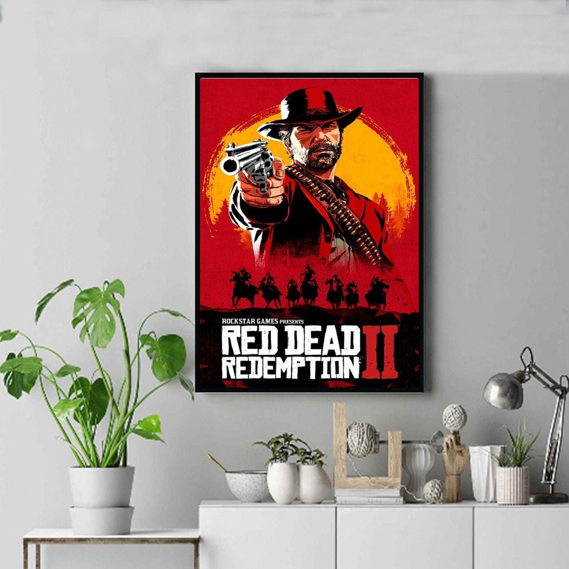 Red Dead Redemption II Video Game Poster | Etsy