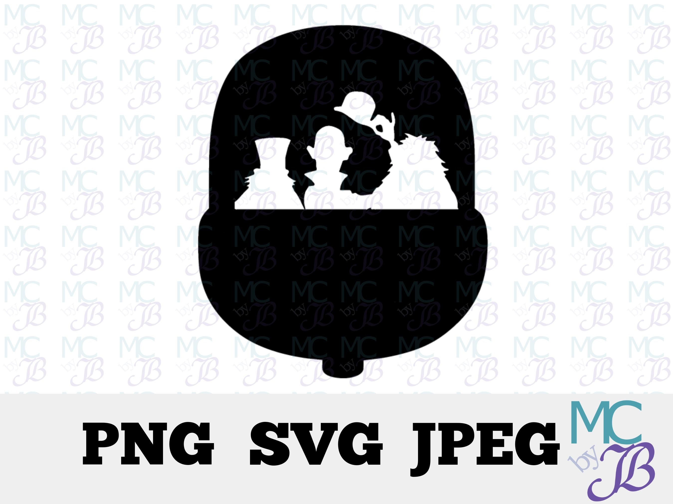 Hitchhiking Ghosts in a Doom Buggy PNG/SVG/JPEG - Etsy