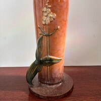 HONITON POTTERY VASE, Jacobean Pattern, Vintage and Hand Painted - Etsy UK