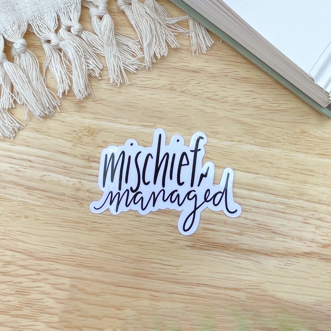 Marauders Sticker Bookish Stickers Wizarding School Kindle Stickers ...