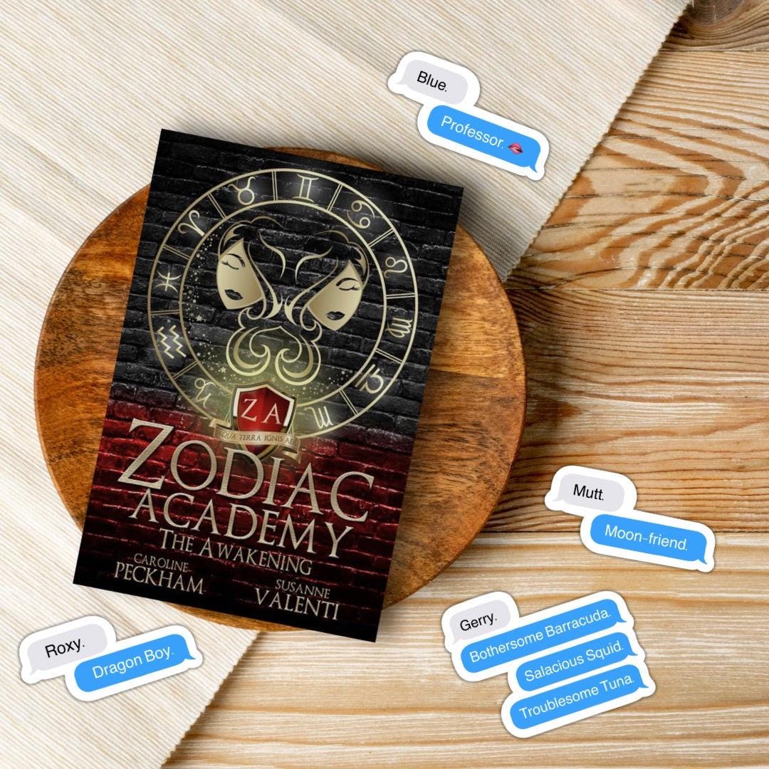 Zodiac Academy Nicknames Atlas Chat Kindle Stickers - Etsy