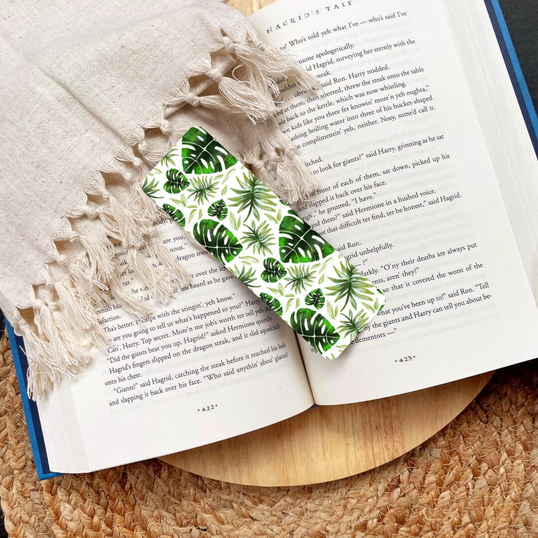 Monstera Aurea Bookmark Laminated Bookmark Swiss Cheese Plant ...