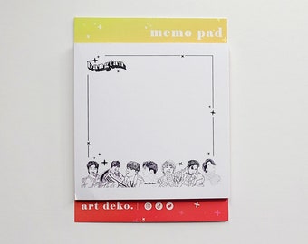 Bts Memo Pad - Etsy