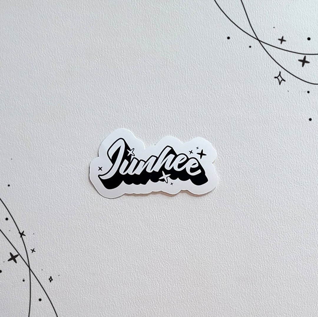A.C.E Stickers Retro Style Name Sticker Kpop Stickers - Etsy