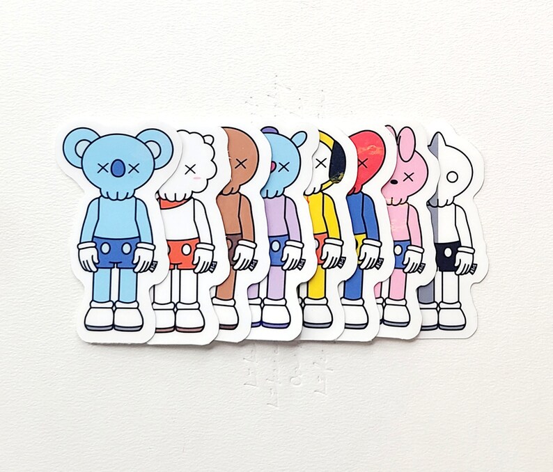 BTS Stickers Btaws Figure Stickers Kpop Stickers - Etsy