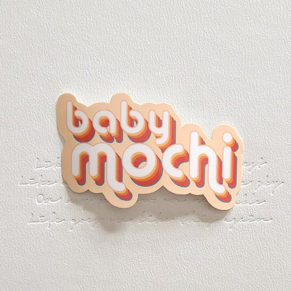 Mochi Sticker - Etsy