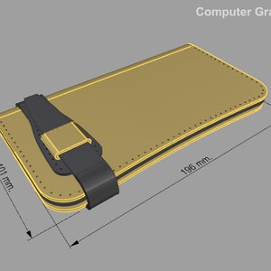 Trucker Wallet Template PDF Pattern Handstitching Biker Wallet - Etsy