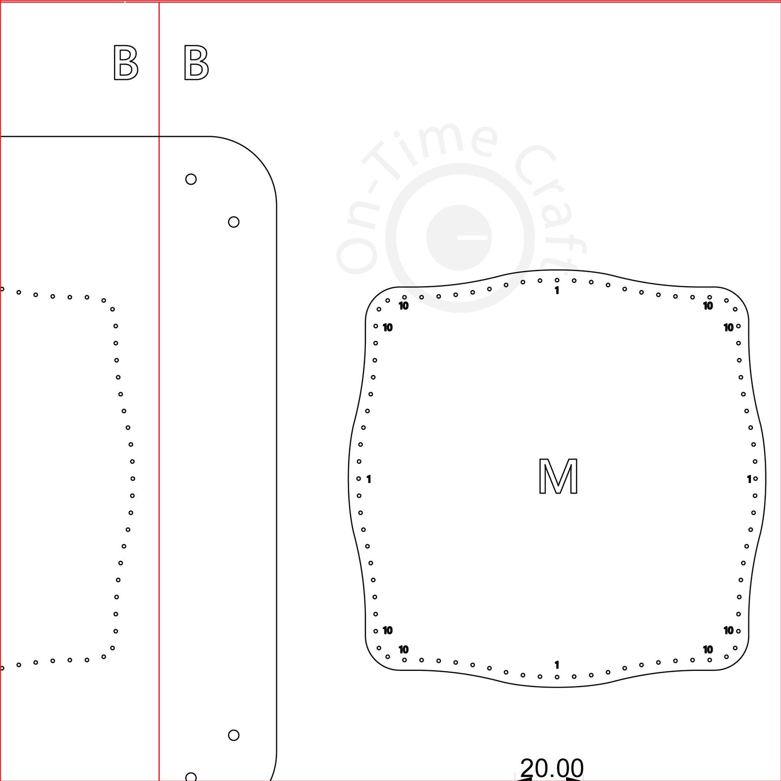 Leather Tray Valet Pattern 3 Size Pattern Digital Template PDF A4 ...