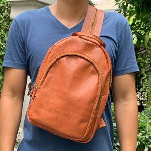 Leather Sling Bag, Backpack Pattern, 2 in 1 PDF Pattern, Lady Bag ...