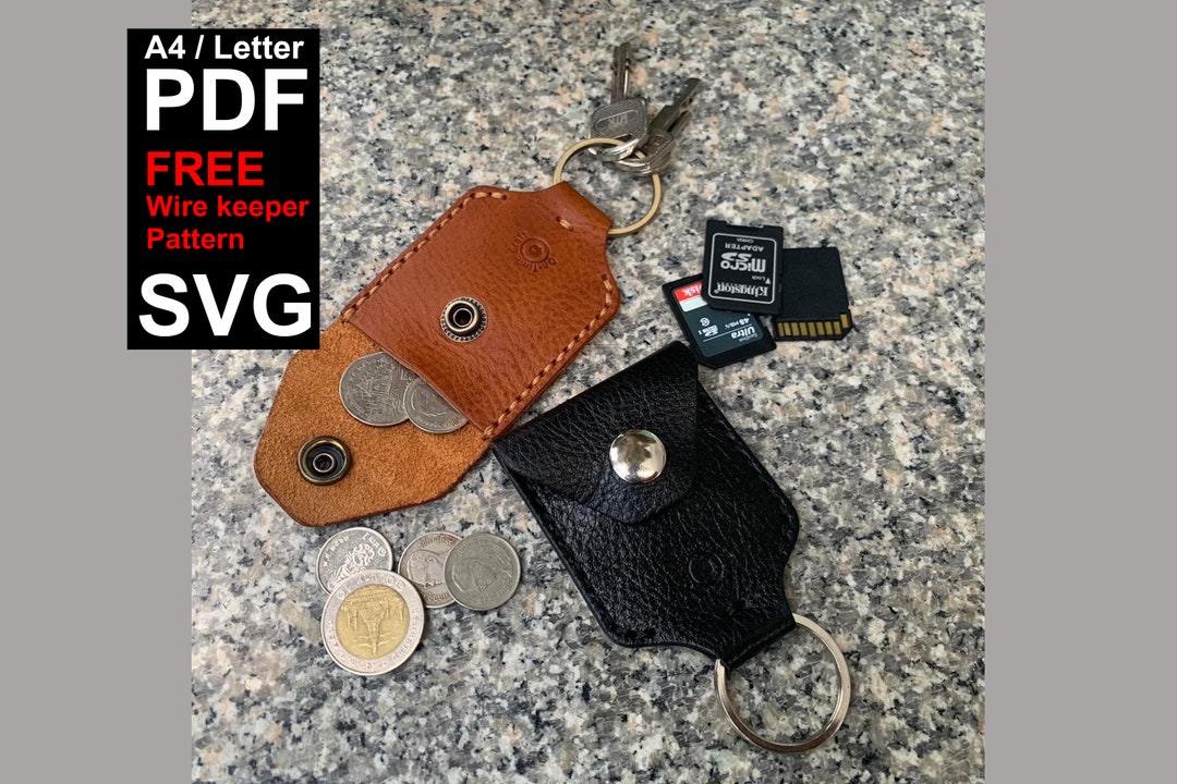 Coin Pouch Memory Card Key Tag Keychain and Wire Strap Holder PDF ...