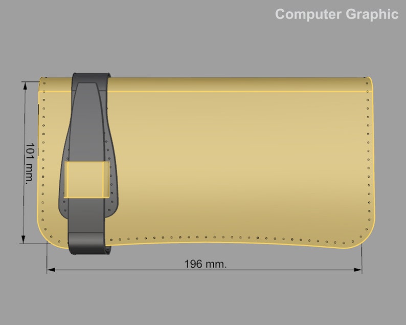 Trucker Wallet Template PDF Pattern Handstitching Biker Wallet - Etsy