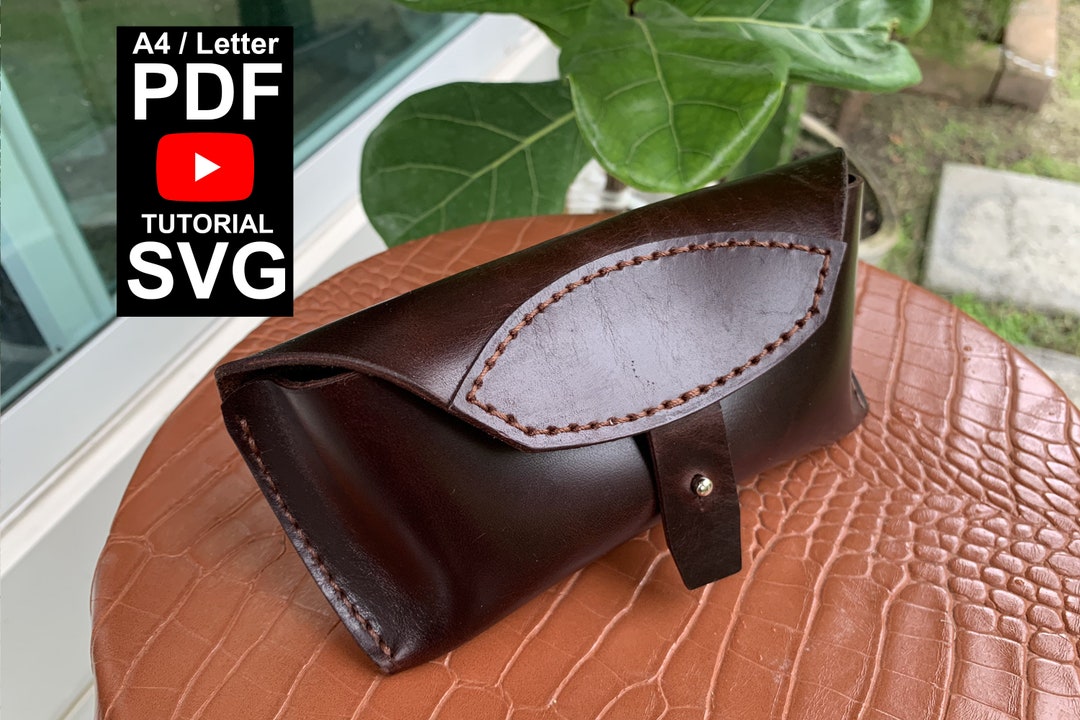 Sunglass Case PDF Pattern Eyeglass Hand Stitching Tutorial - Etsy