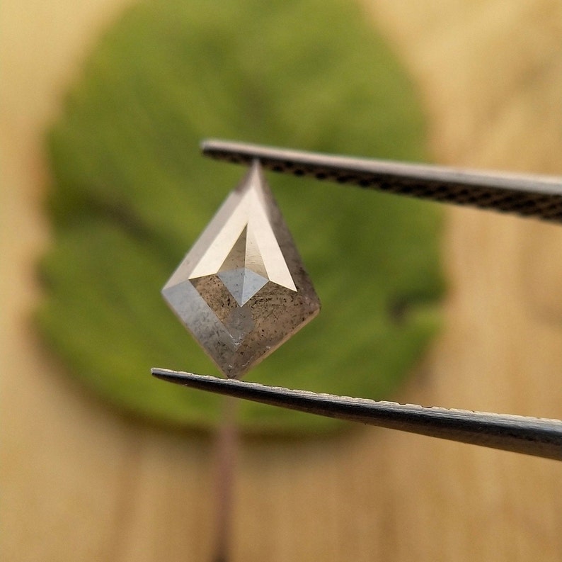 Natural Grey Colour Kite Shape Diamond Loose 1.11ct - Etsy