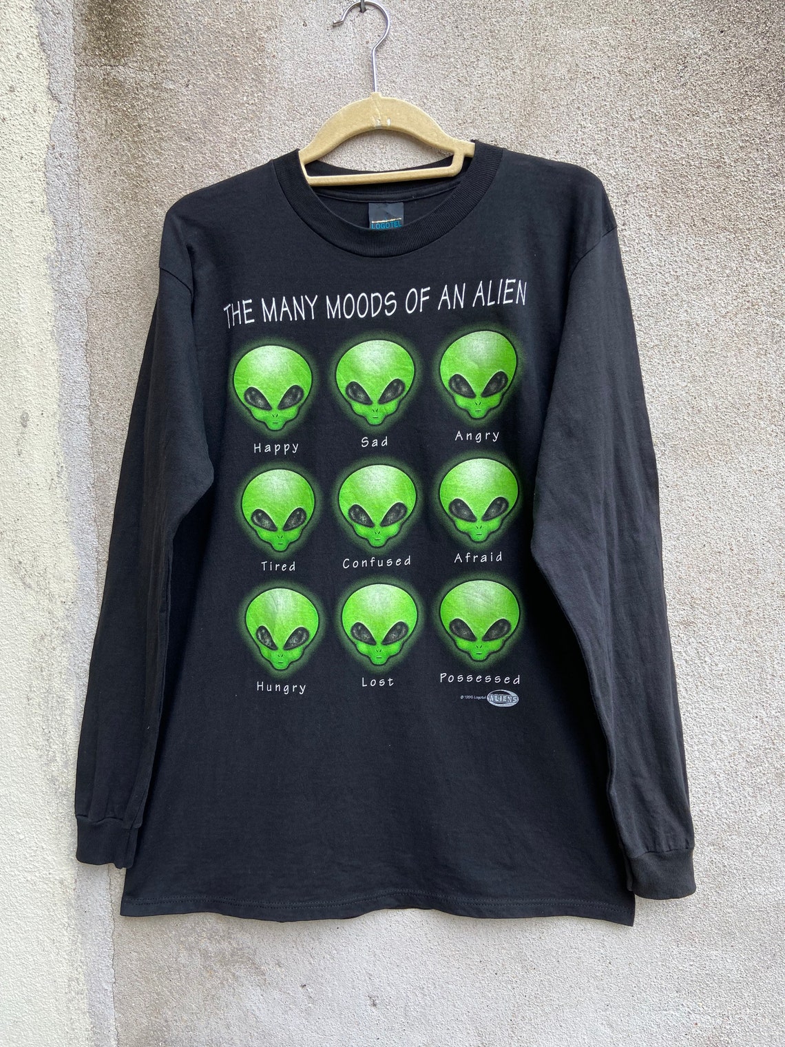 Vintage 90s Alien Workshop Shirt 1996 Logotel Aliens Long | Etsy