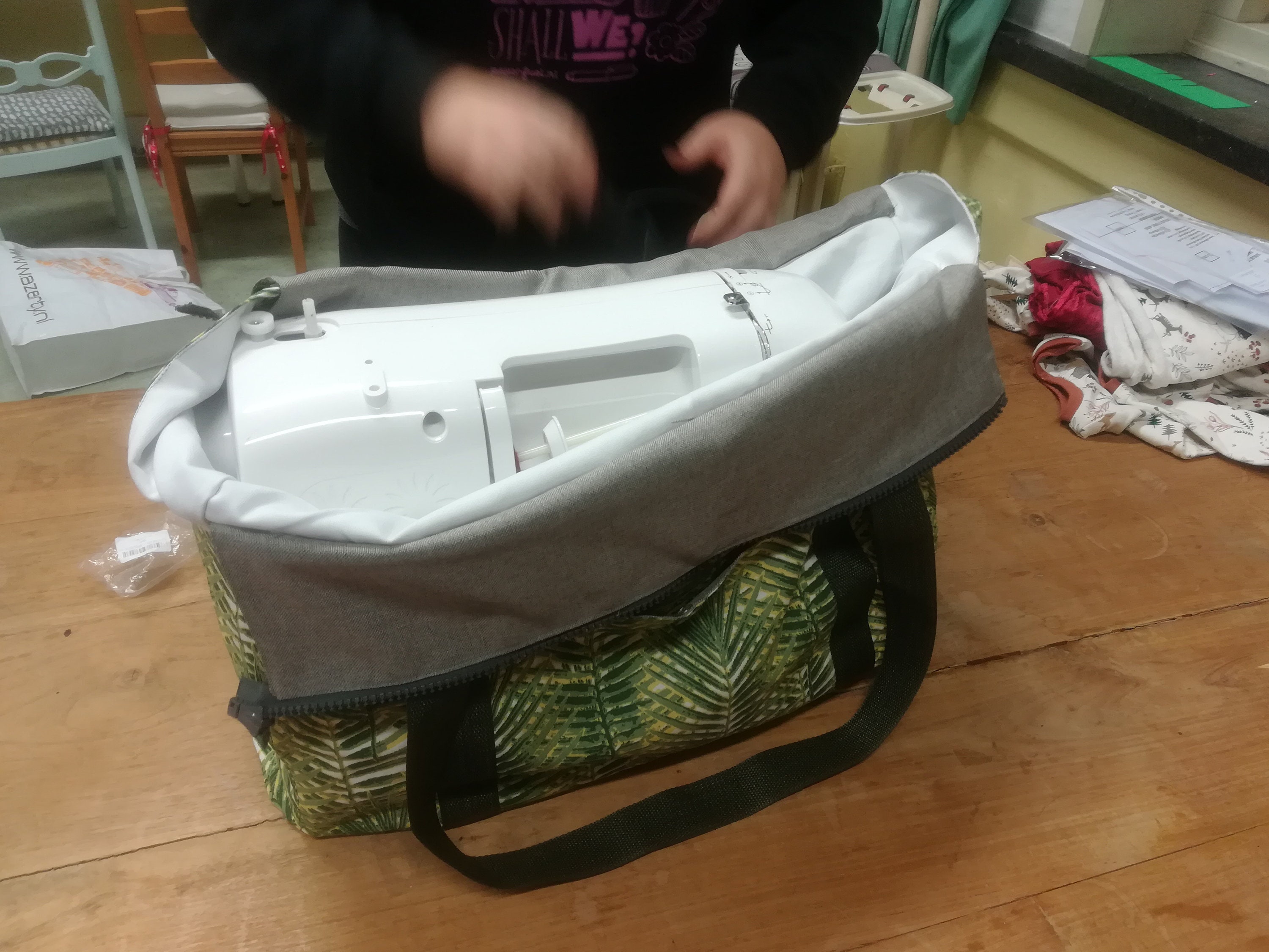 Sewing Machine Bag PDF Sewing Pattern - Sewing Machine Tote, Carrier ...