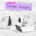 Serger Cover PDF Sewing Pattern - LARGE Size - Serger Cover Quilted ...