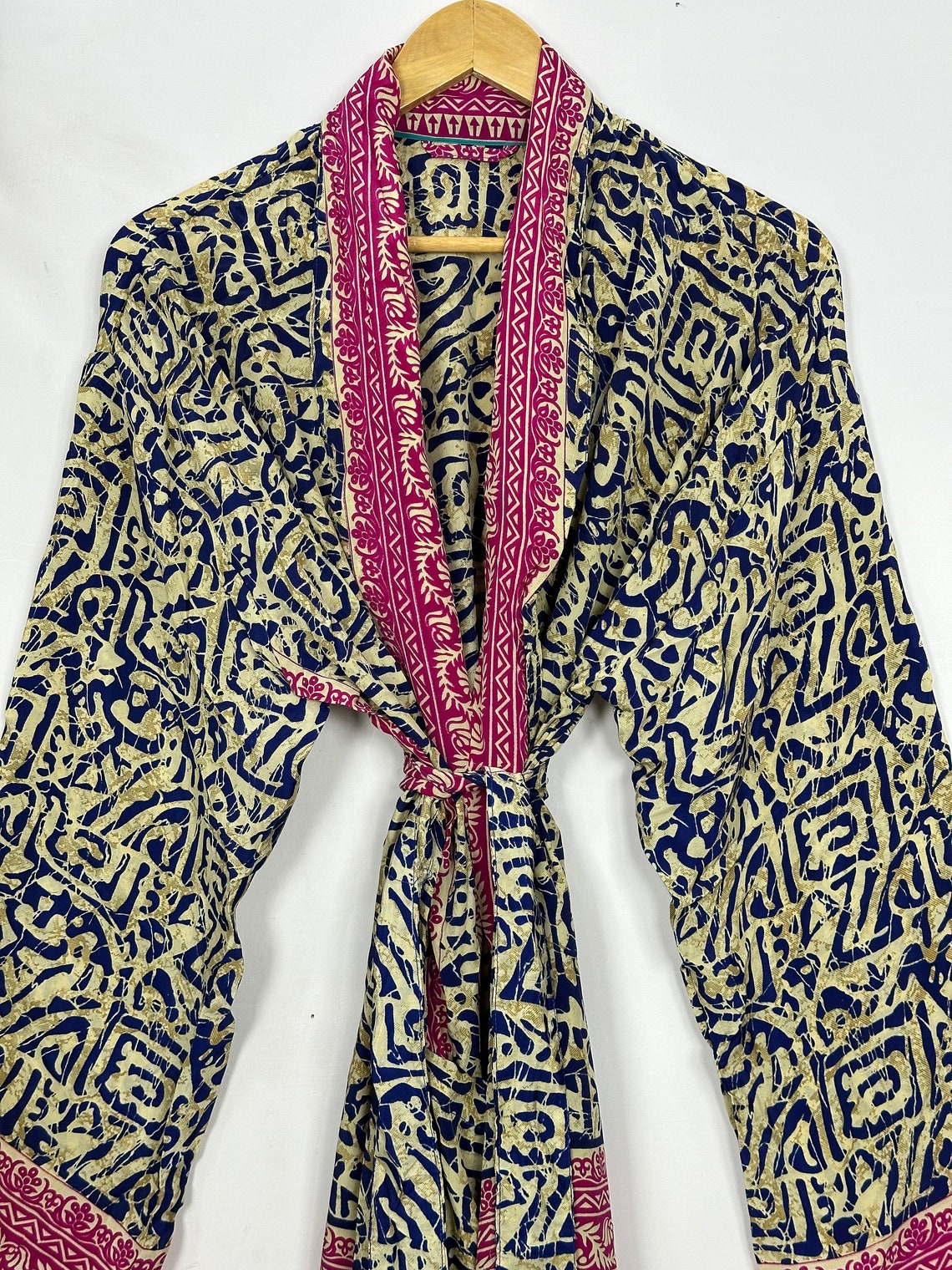 Sustainable Recycle Silk Men Robe Luxury Masculine Elegance Ultimate ...