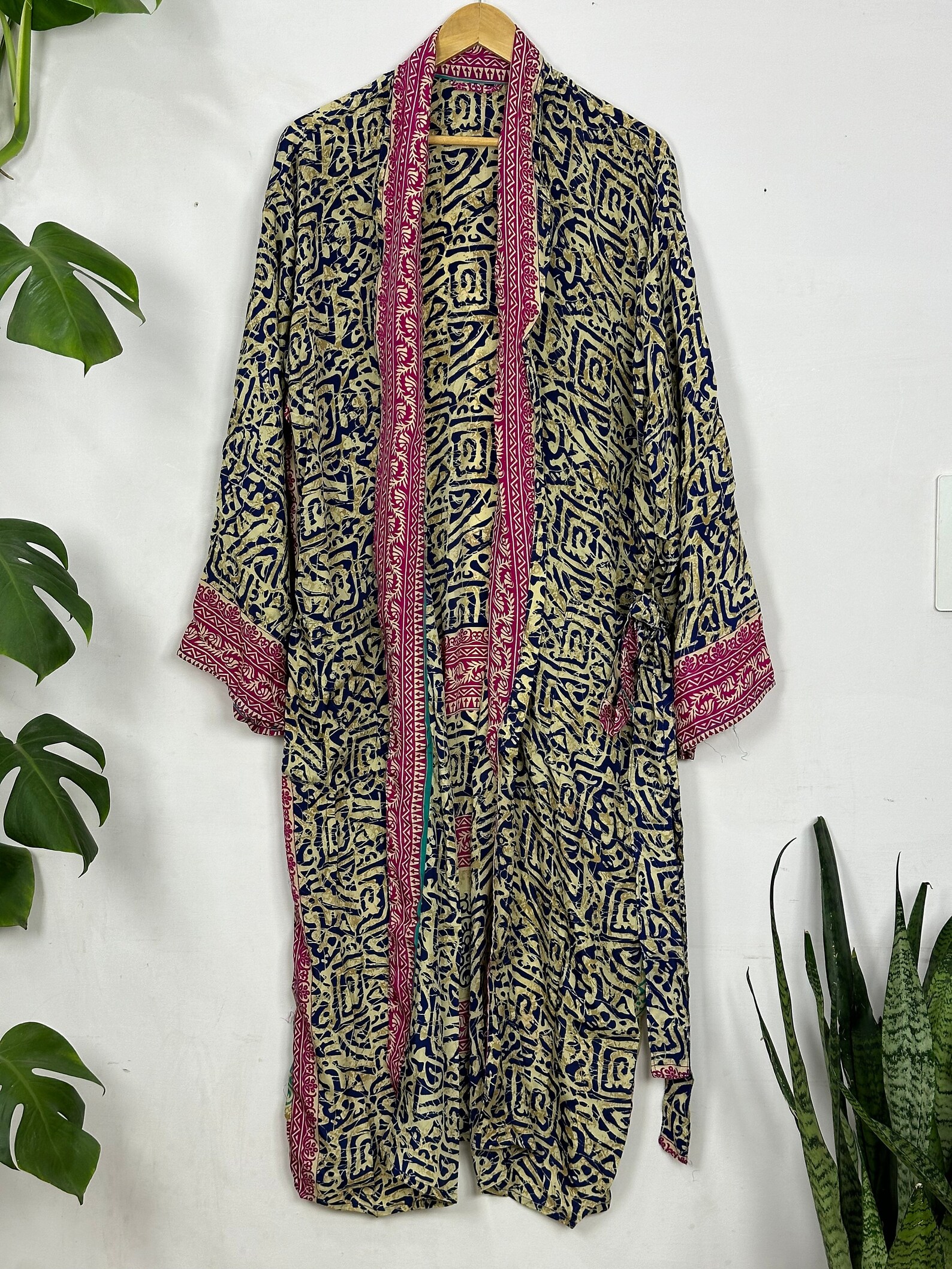 Sustainable Recycle Silk Men Robe Luxury Masculine Elegance Ultimate ...