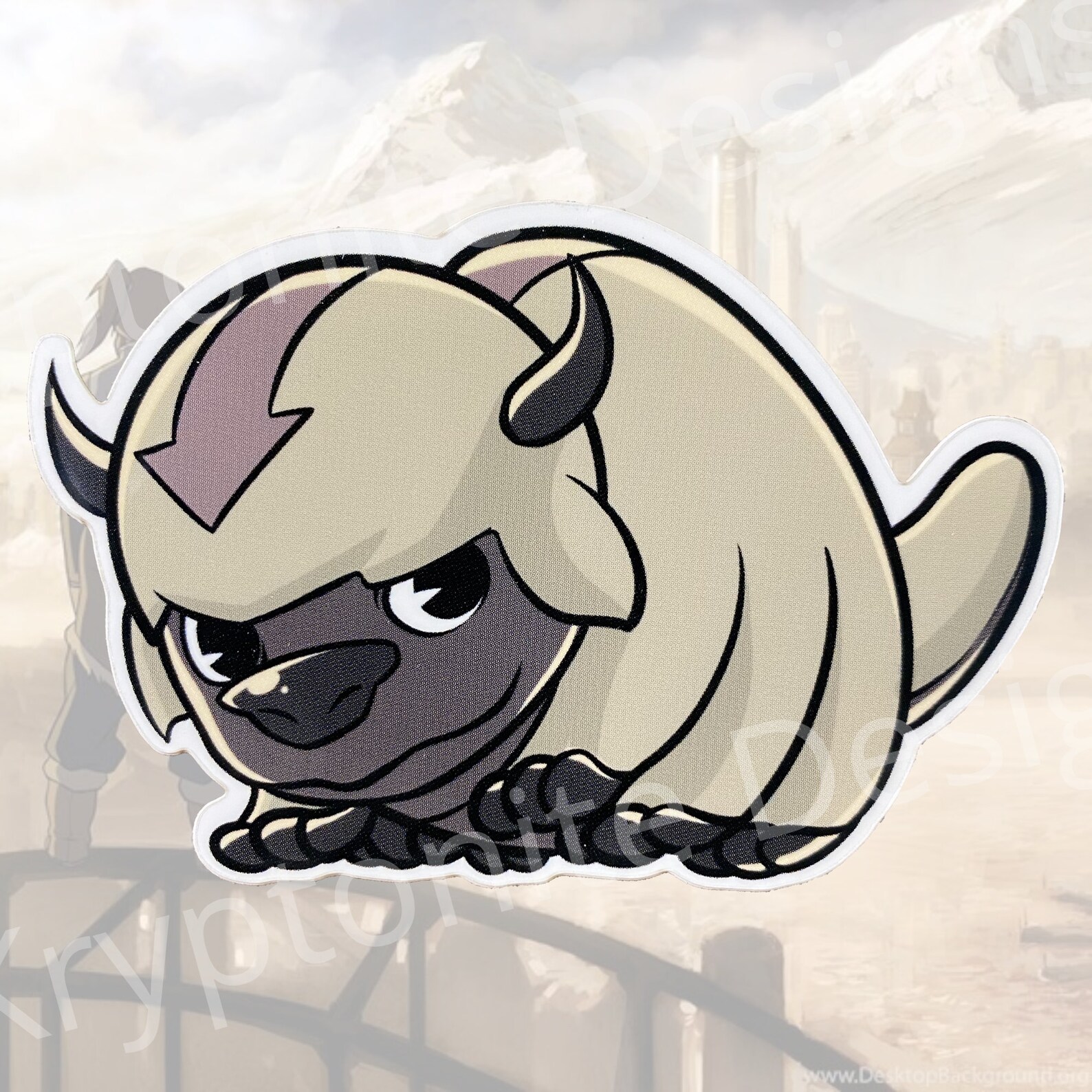 APPA STICKER STANDING Appa The Last Airbender Avatar Cute | Etsy