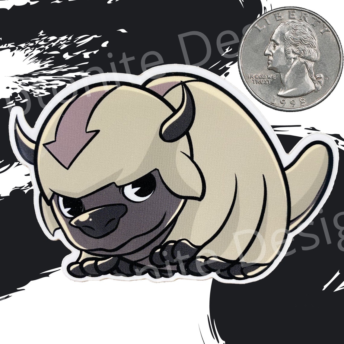 APPA STICKER STANDING Appa The Last Airbender Avatar Cute | Etsy
