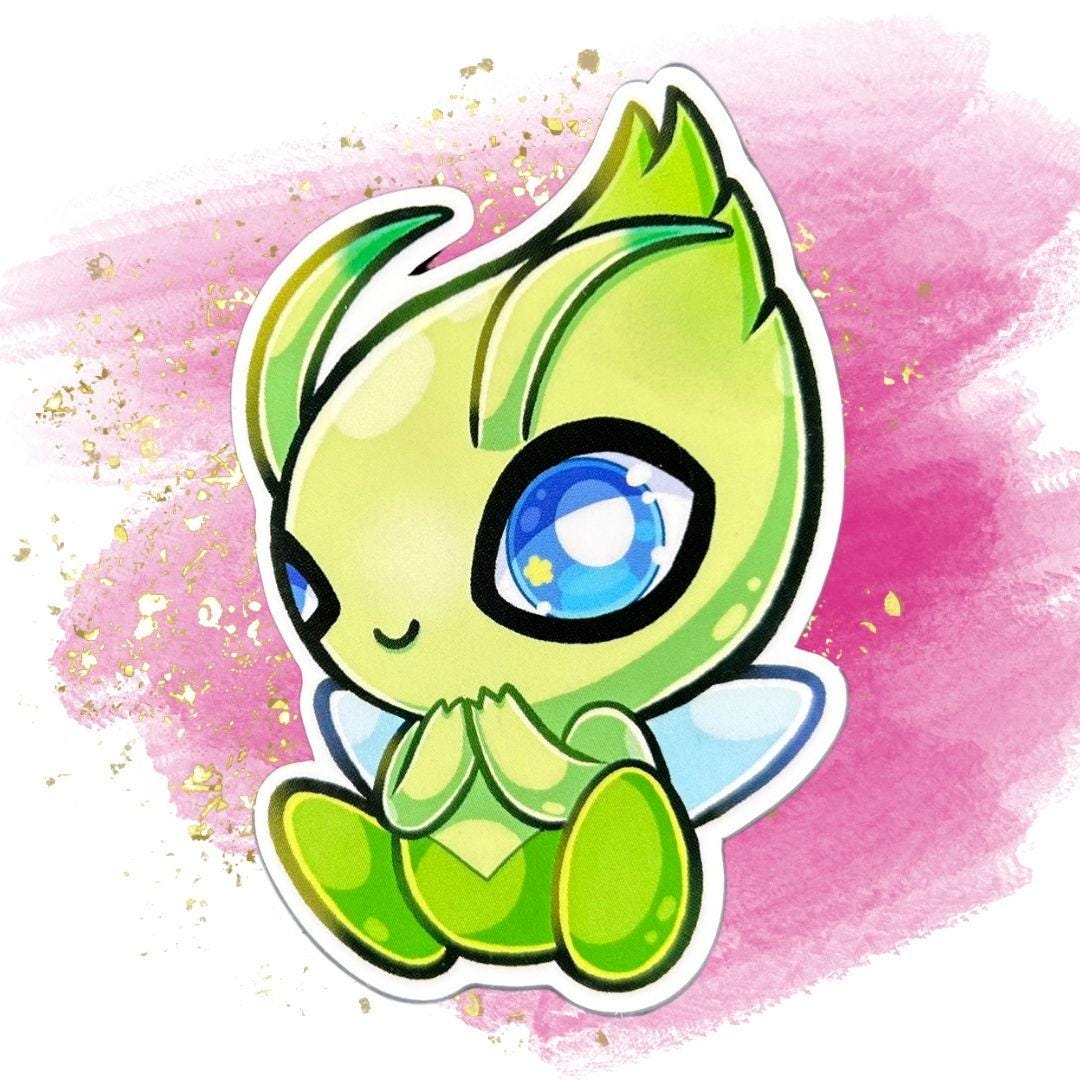 Celebi Pokemon 4ever Stamp