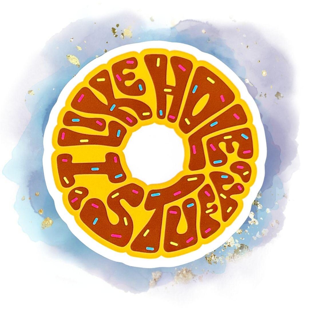 I Like Hole Stuff Donut Sticker - Funny Waterproof Vinyl Decal - Etsy