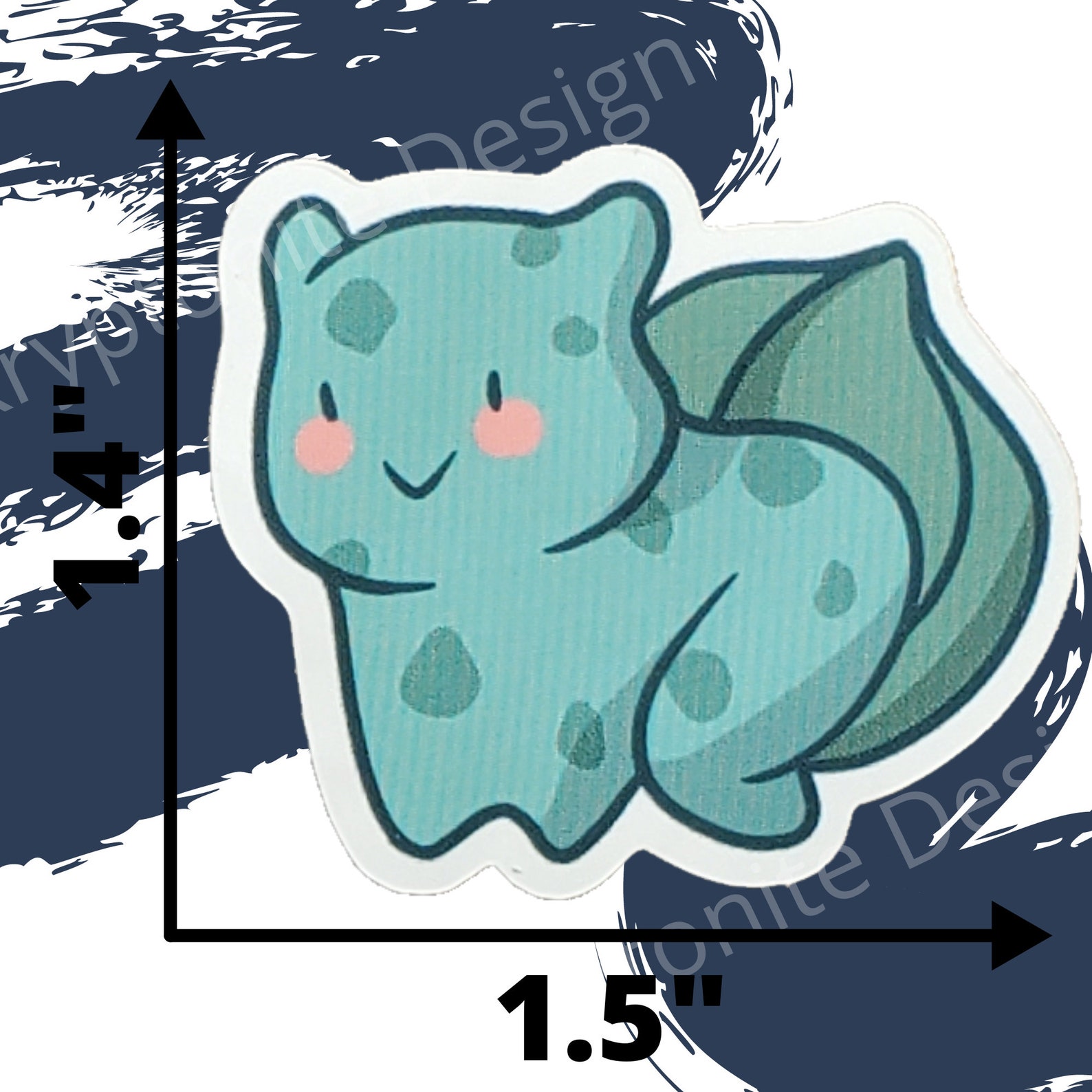 Derpy Pokemon Sticker Set Cute Pokemon Cute sticker | Etsy