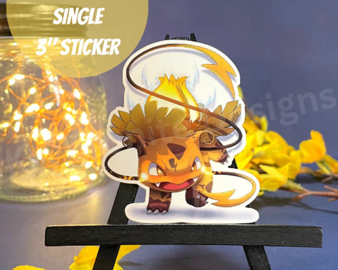 Raichu and Ivysaur Pokémon Fusion Sticker Pokémon Die-cut - Etsy