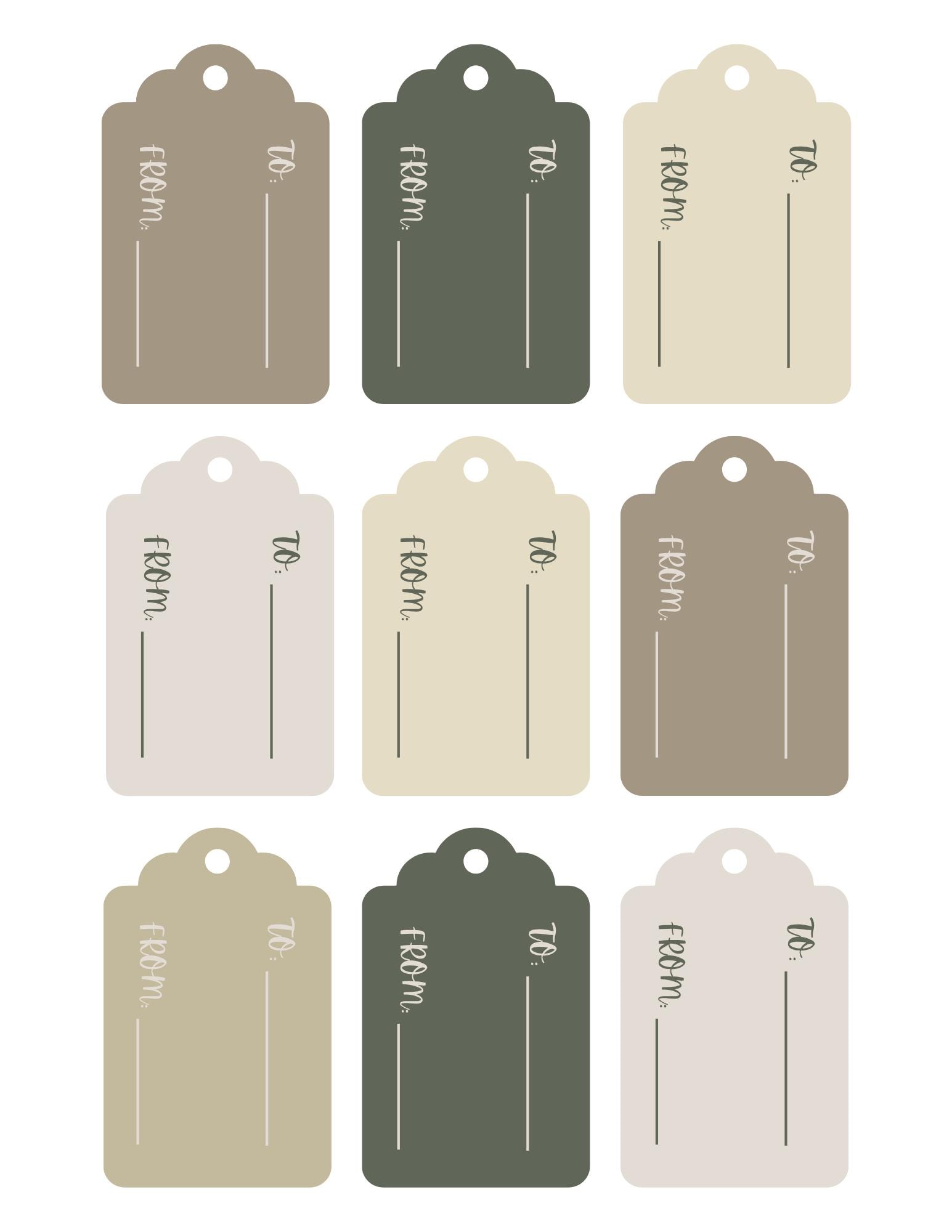 Christmas Tags- Digital File - Etsy