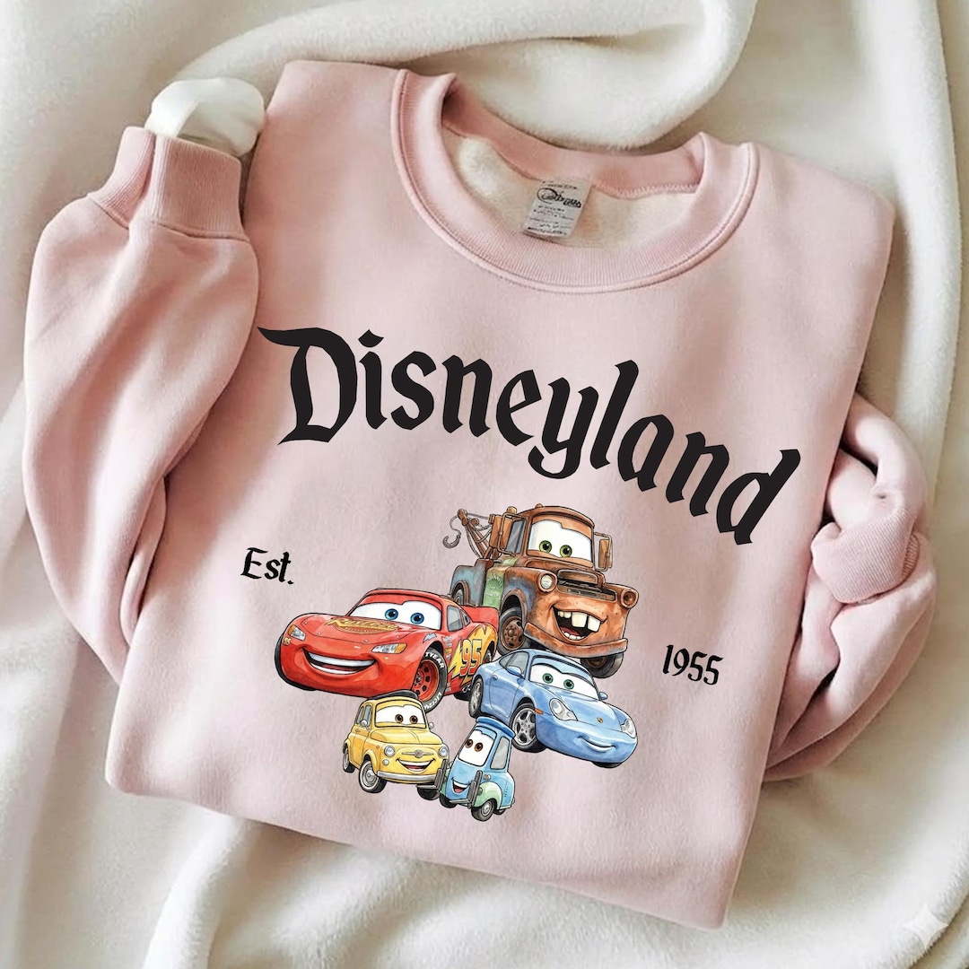Vintage the Cars Est 1955 Png, Retro Magical Land Est 1955 Png, Cartoon ...