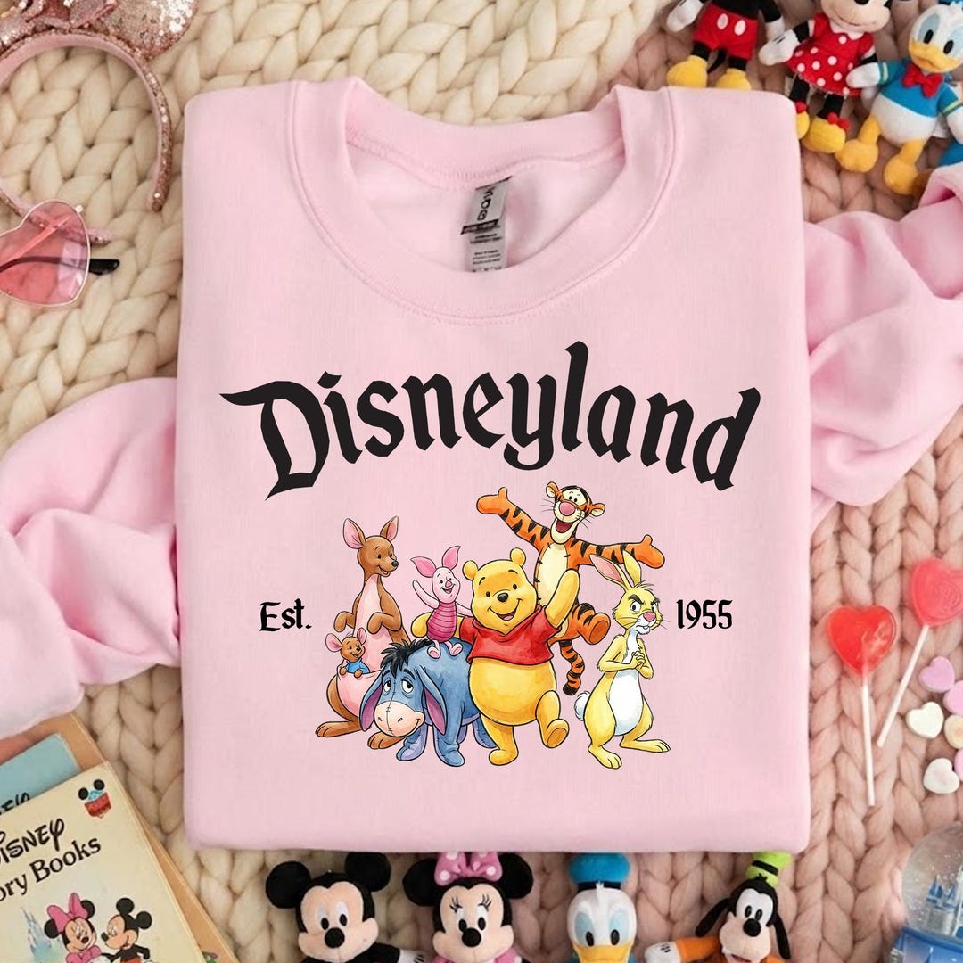 Retro Winnie the Pooh Est 1955 Png, Vintage Magical Land Est 1955 Png ...