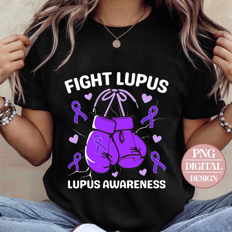 70 Designs Lupus Awareness Png Bundle, Lupus Warrior Png, Purple Ribbon ...