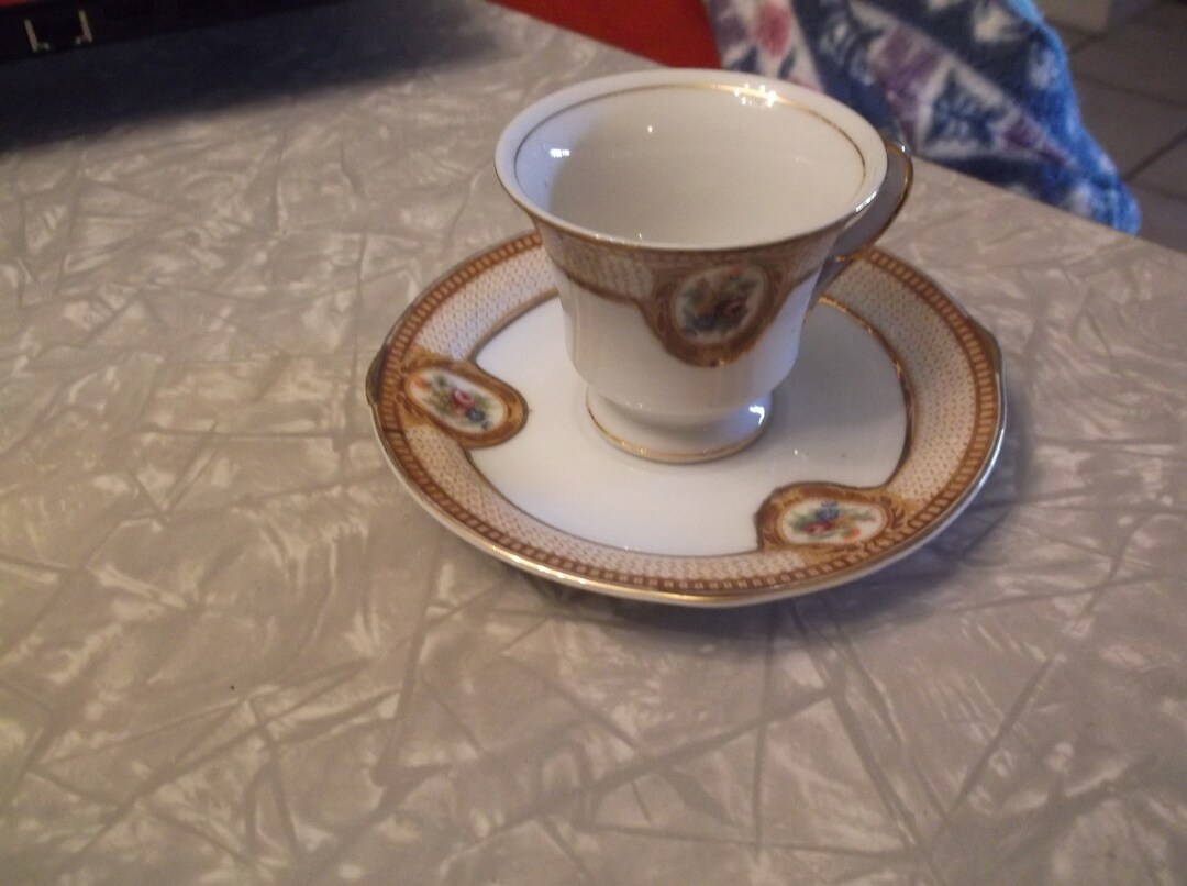 Occupied Japan Tea Cup and Saucer Set - Etsy