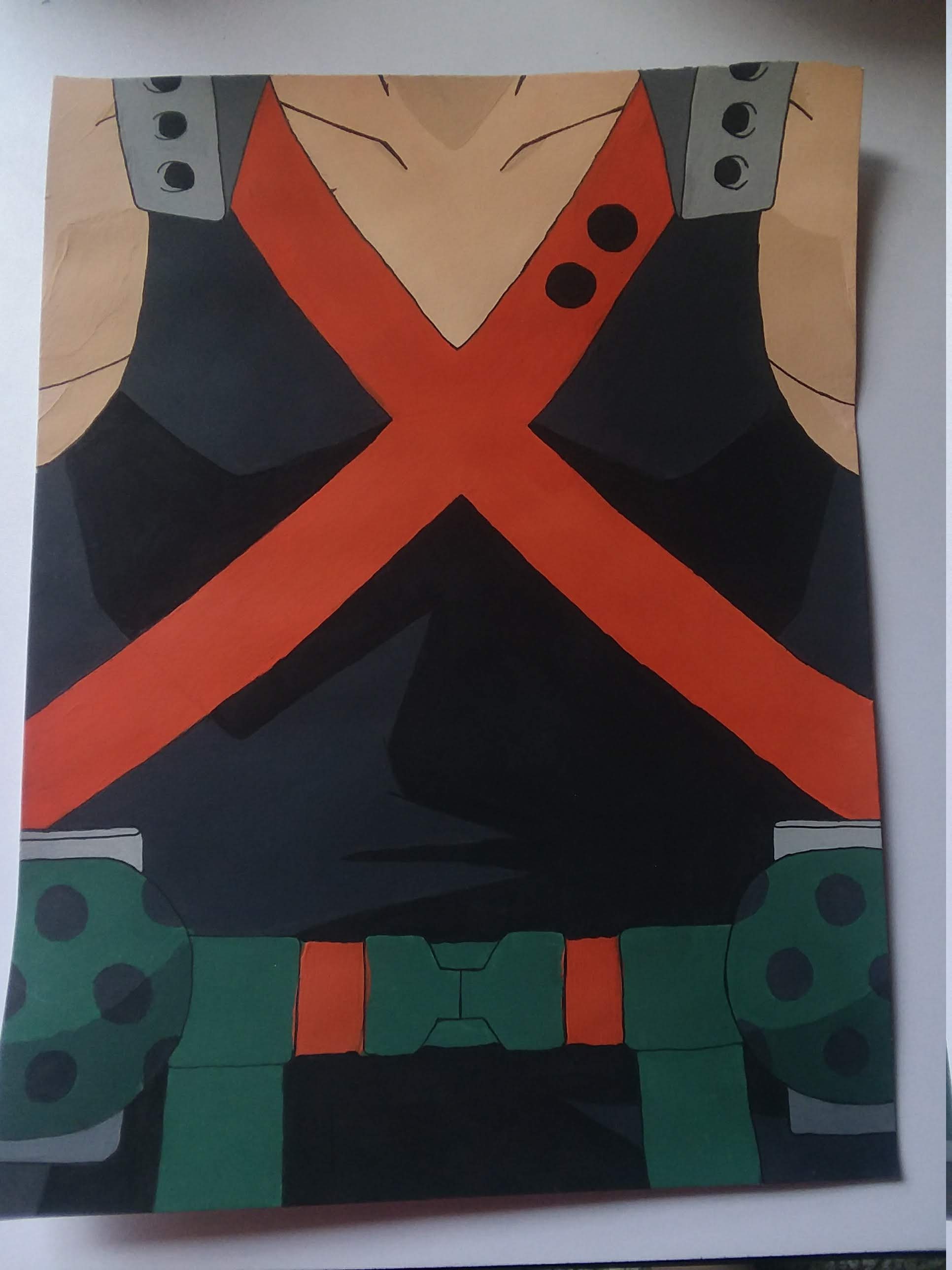 Bakugo Costume Painting my Hero Academia - Etsy UK
