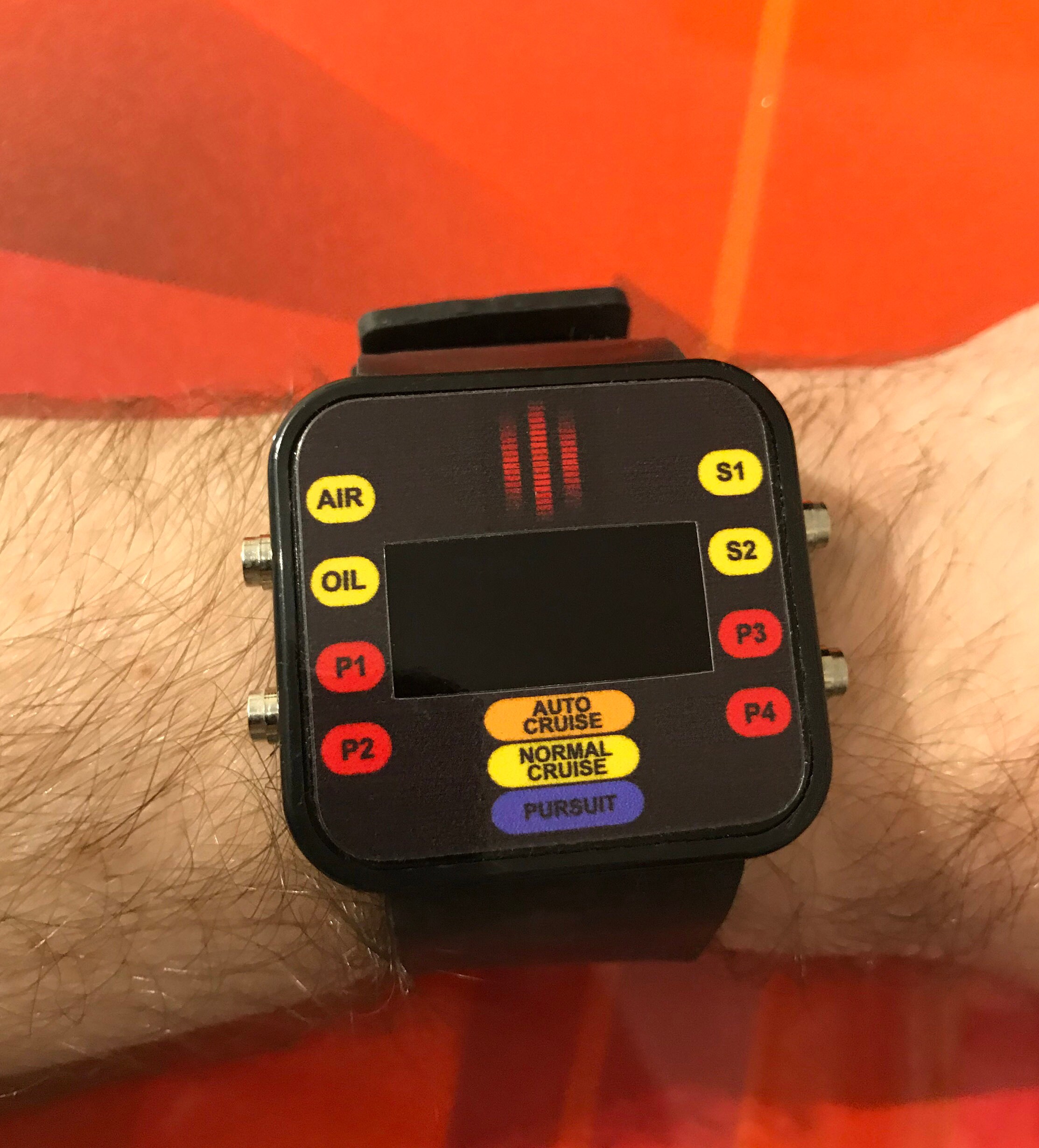 Knight Rider KITT Inspired Digital LED Watch | Etsy UK
