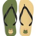 You Are Safe You Are Loved Froggy Cute Frog Flip-flops - Etsy