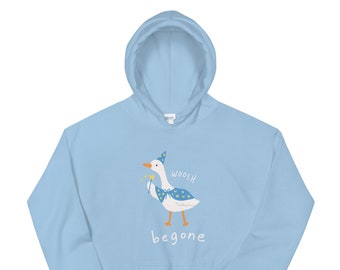 Goose Wizard Begone Spell Unisex Sweatshirt | Etsy