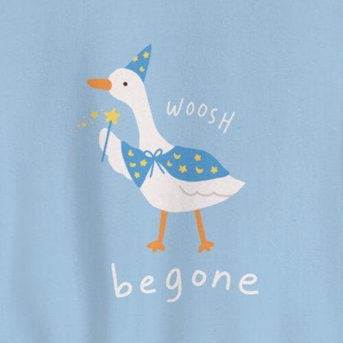 Goose Wizard Begone Spell Unisex Sweatshirt - Etsy