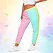 Pastel Rainbow Colorblock Unisex Track Pants - Etsy