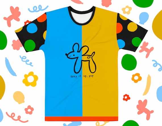 Balloon Dog Keep It up Pup Kidcore Clowncore Bold Unisex - Etsy