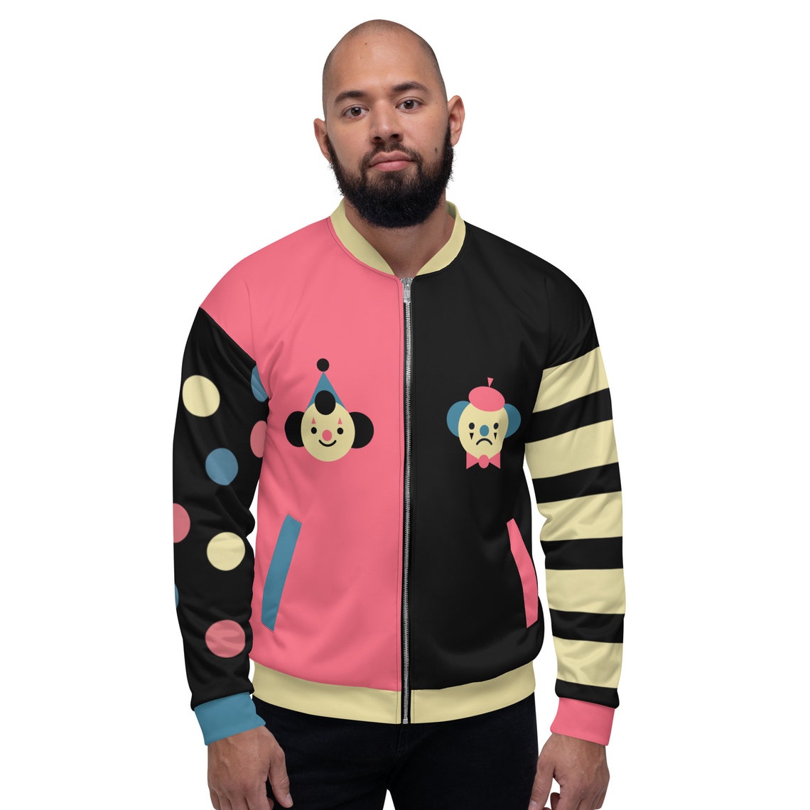 Clown Vs Mime Clowncore Primary Colorblock Vintage Colorway - Etsy