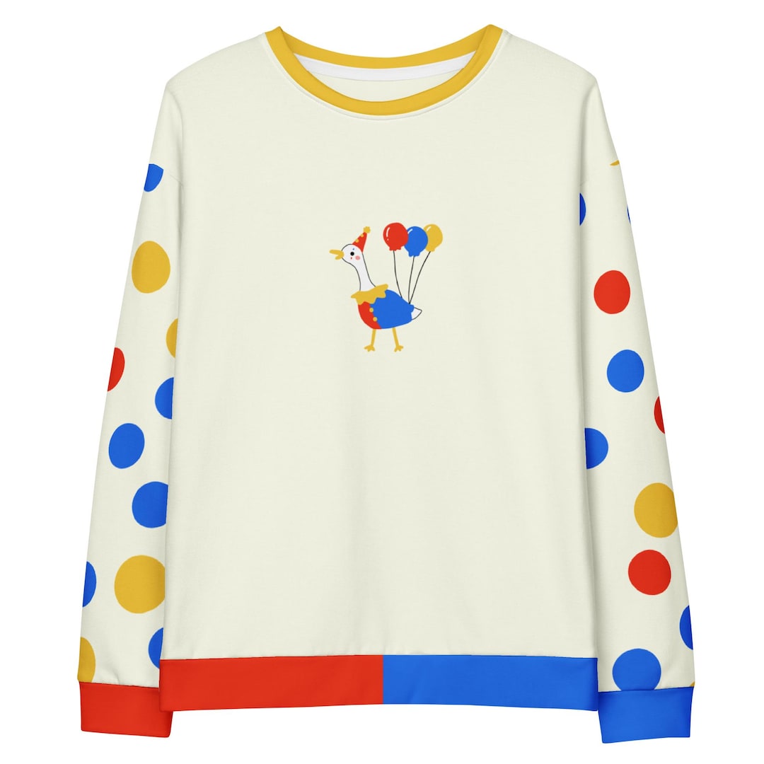 Clown Goose With Balloons Unisex Sweatshirt - Etsy