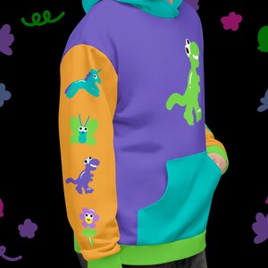 Dino Balloon Animal Kidcore 90s Retro Inspired Bold Colorblock T-rex ...
