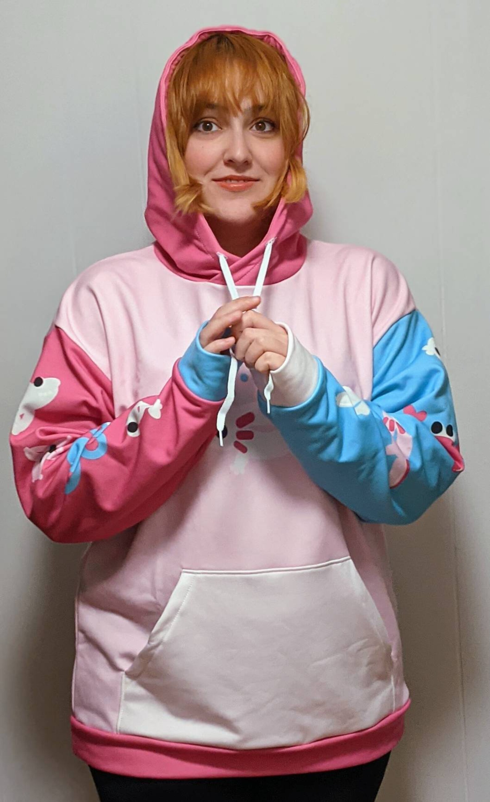 Axolotl Colorblock Kidcore Clowncore Balloon Animal Comfy Cozy I Feel ...