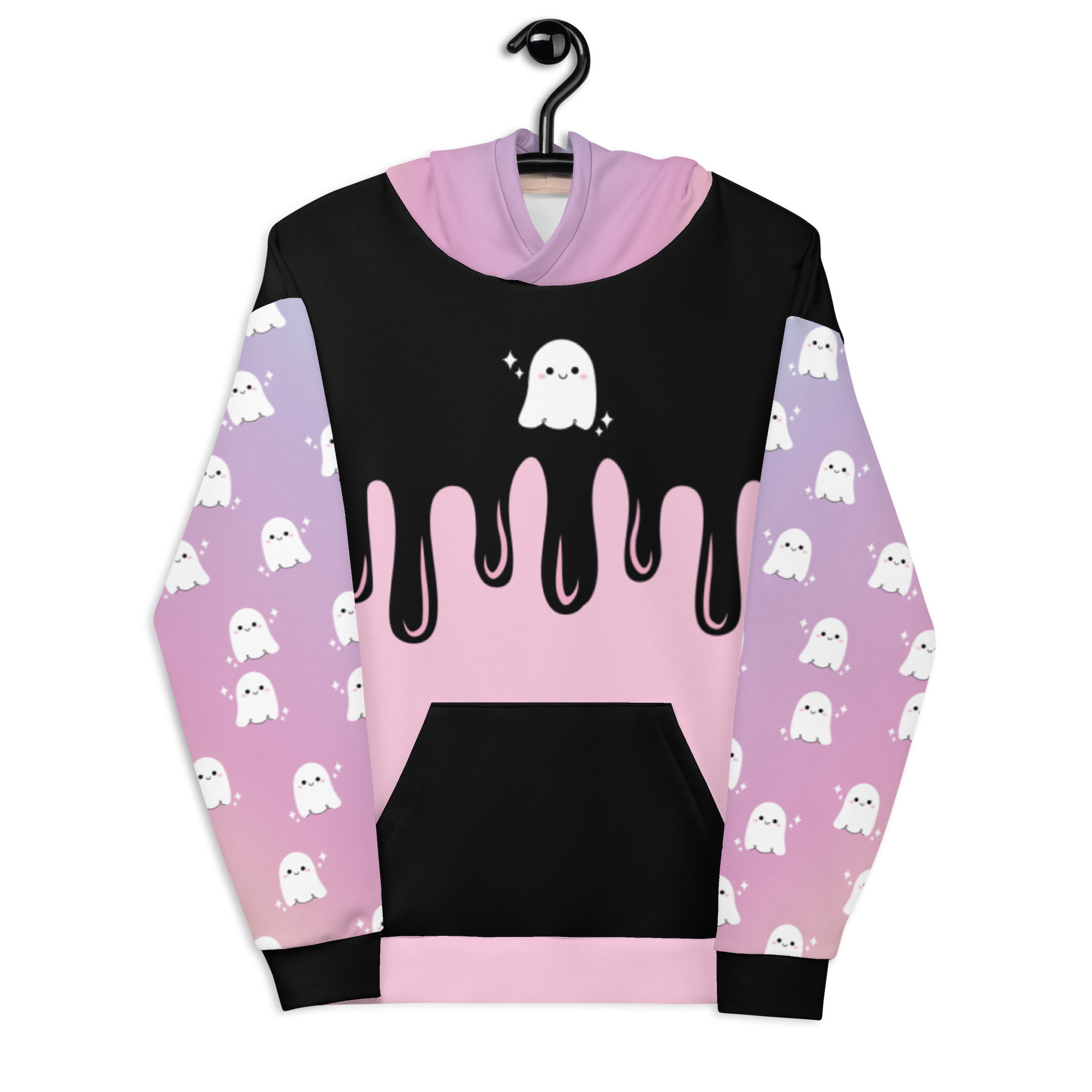 Pastel Goth Spooky Cute Ghost Halloween Kawaii Pink and Black - Etsy