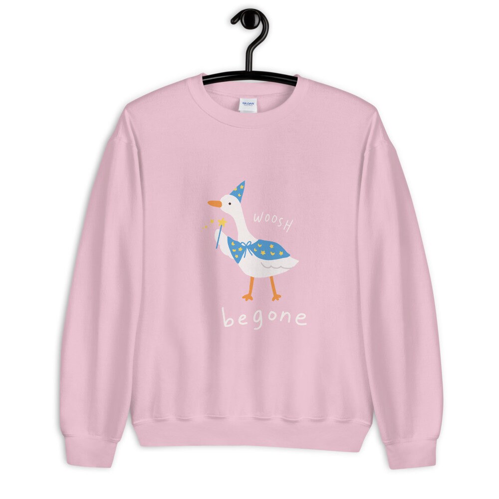 Goose Wizard Begone Spell Unisex Sweatshirt | Etsy