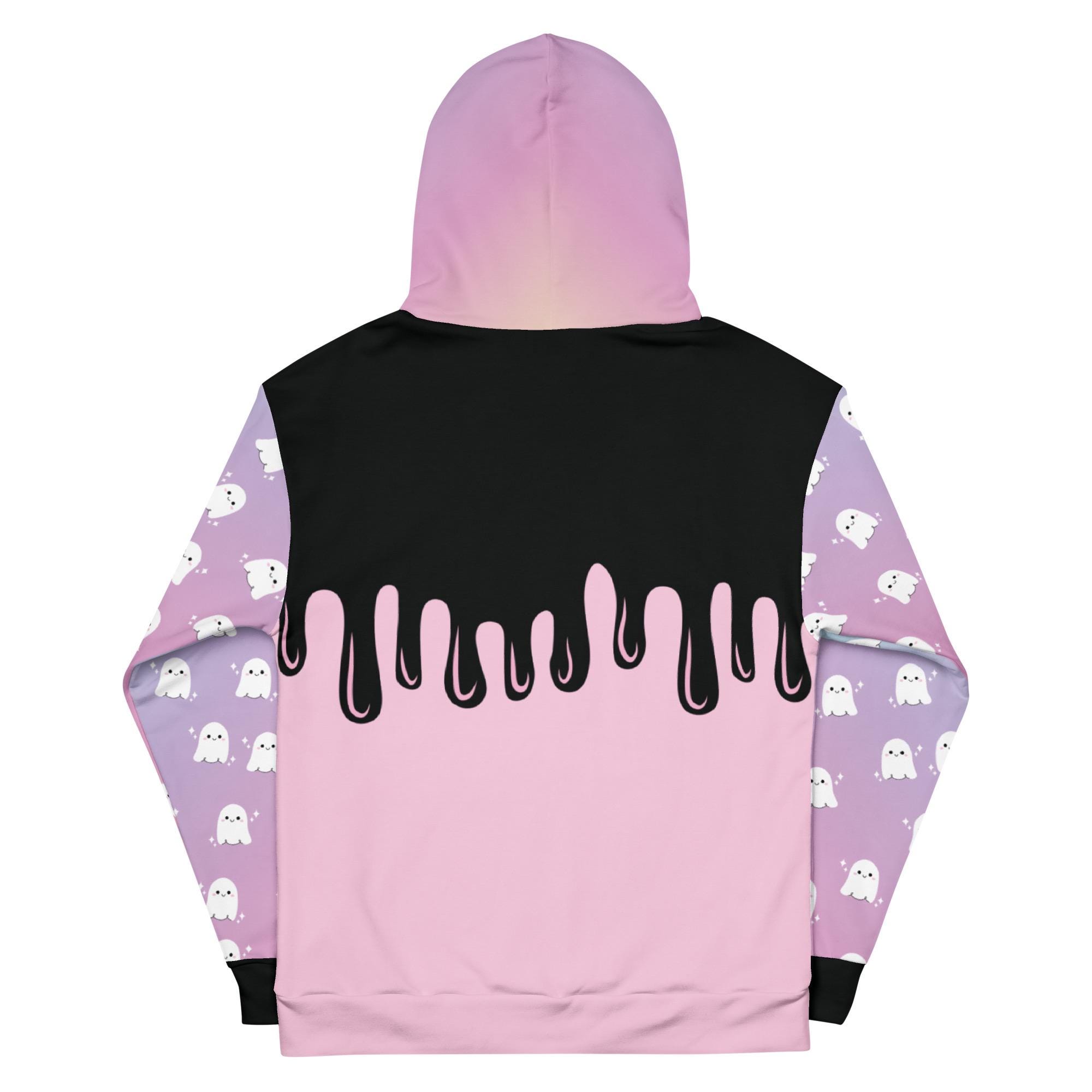 Pastel Goth Spooky Cute Ghost Halloween Kawaii Pink and Black ...